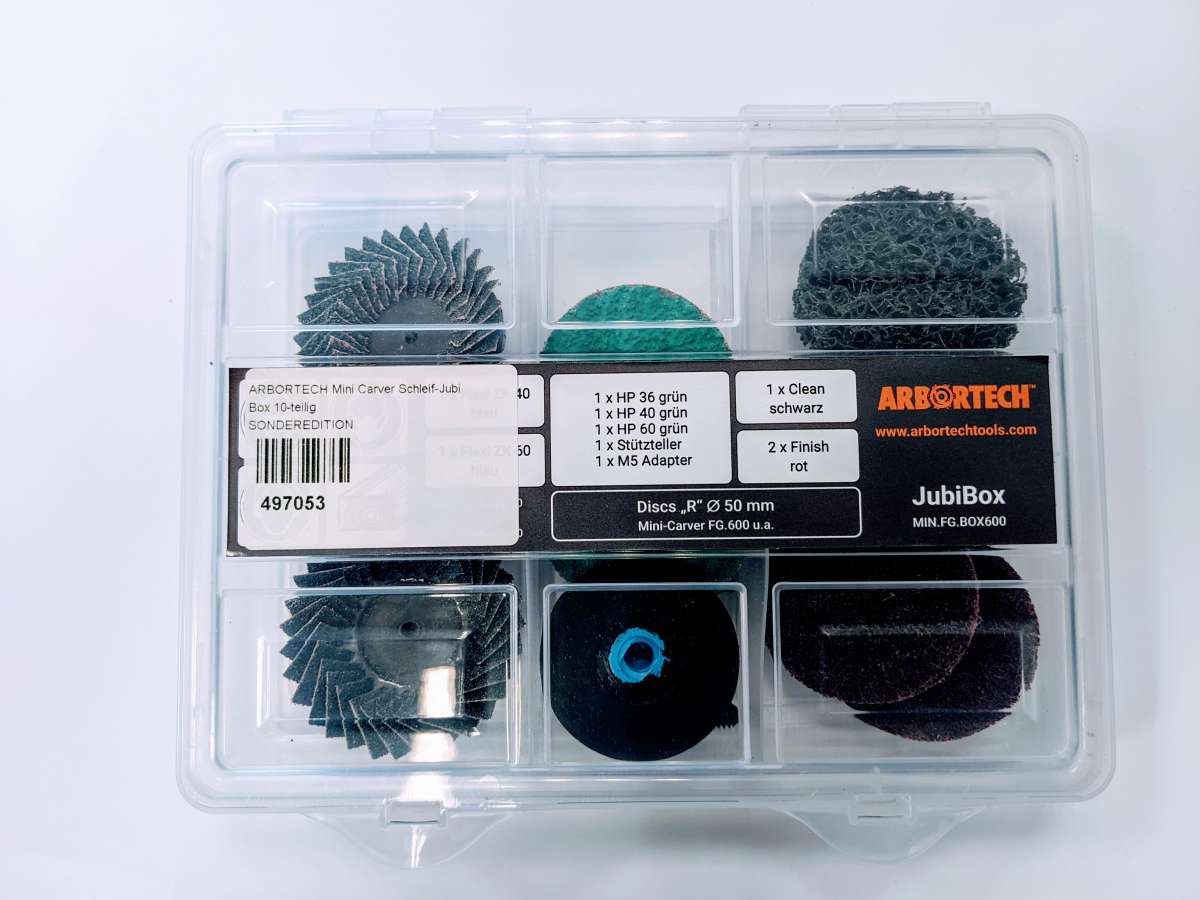 ARBORTECH Mini Carver Schleif-Jubi Box 10-teilig SONDEREDITION | Ballas ...